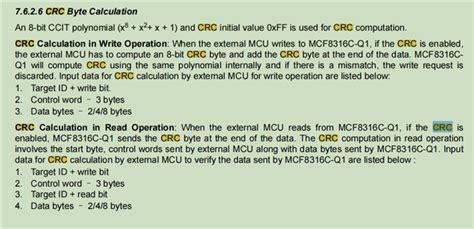 Mcf8316c Q1 Crc Verification Method 电机驱动器论坛 电机驱动器 E2e™ 设计支持