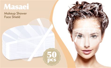 50pcs Clear Face Visors Eye Shield After Cataract Surgery Plastic