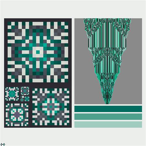 four minimalist diptychs using fibonacci squares r proceduralgeneration