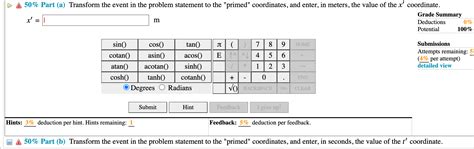 Solved 10 Problem 2 Two Inertial Reference Frames Are
