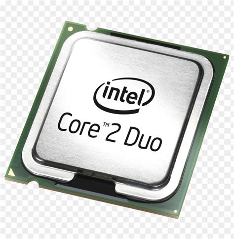 Intel Core 2 Duo Processor Png Toppng