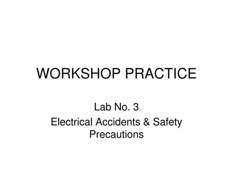 Ppt Workshop Practice Powerpoint Presentation Free Download Id3293794