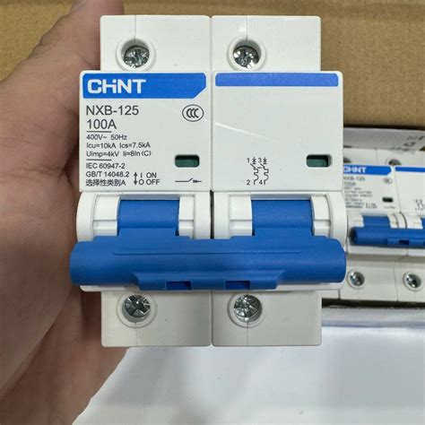Cb Chint Cầu Dao Aptomat An Toàn Mcb Nxb 2 Pha 100a Chint Chính