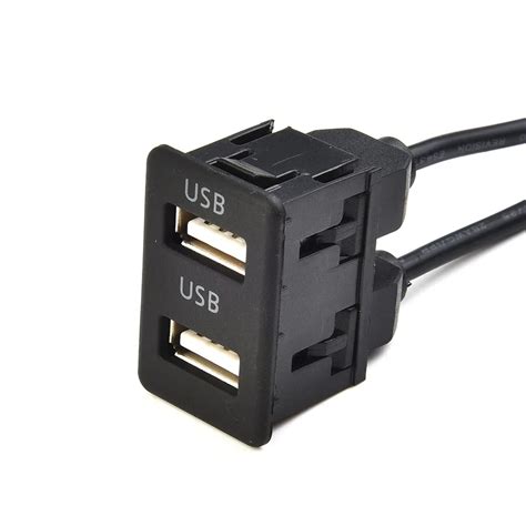 100cm Auto Dashboard Embedded Port Panel Mit Dual Usb Aux Verlängerung