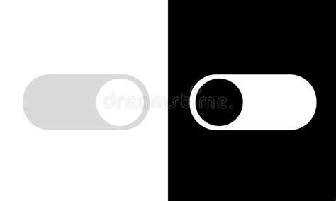 Day Night Switch Vector Icon Dark Mode Light Mode Switch Button Stock Illustration