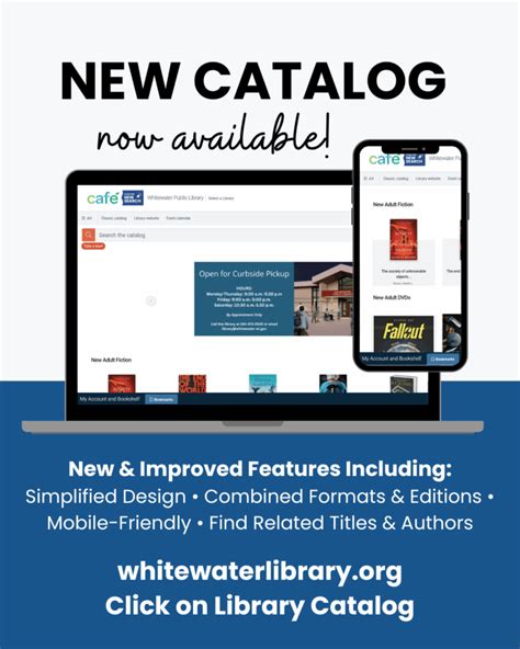 New Library Catalog Whitewater Public Library