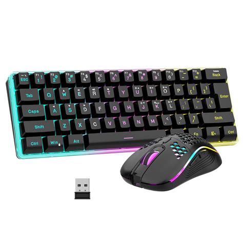 60 Wireless Gaming Keyboard And Mouse Combo 2500mah