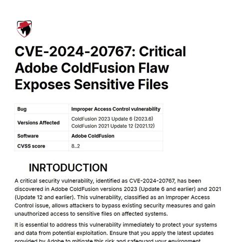 vulncure on linkedin cve as documentation 📄 🐛 critical adobe
