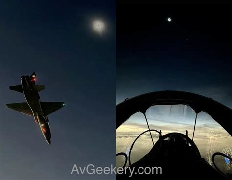 Intercepting The Solar Eclipse In T 38s With The Usaf