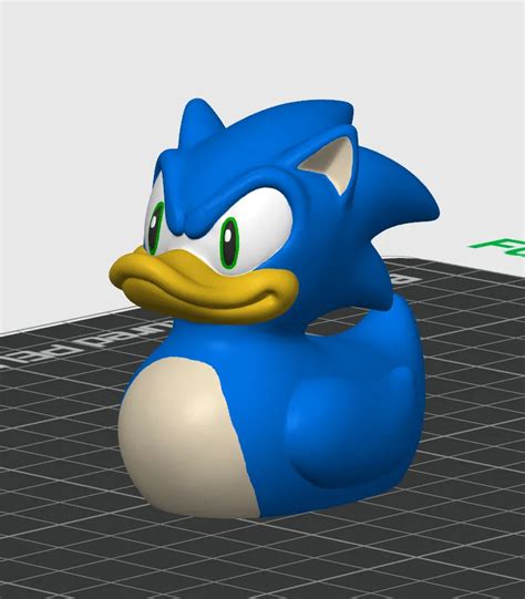 Sonic The Hedgehog Duck Free 3d Print Model Makerworld