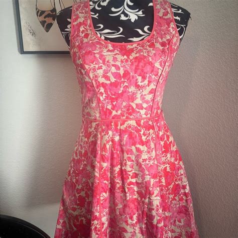 Jessica Simpson Dresses Jessica Simpson Vibrant Pink Floral Midi