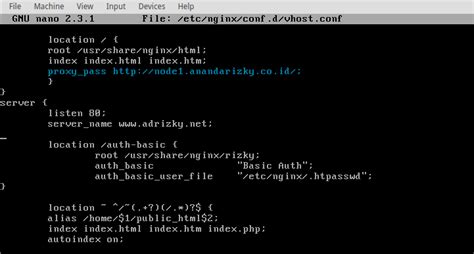 [centos 7] lab 8 18 konfigurasi reverse proxy pass nginx web server