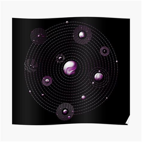 Lgbtq Pride Solar System Planets Asexual Dark Poster For Sale By