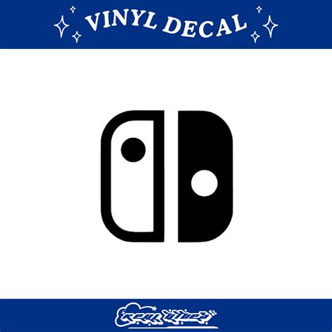 Nintendo Switch Logo Vinyl Stickers Brand Laptop Tumbler Vinyl Decals