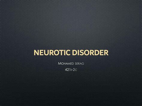 Solution Neurotic Disorder Patho Phys Studypool