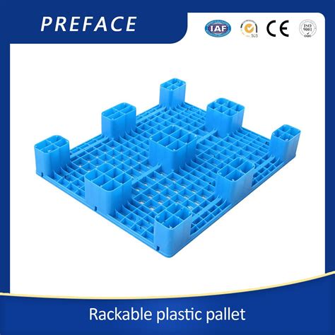 4 Way Entry Polyethylene Pallet Solid Plastic Pallets For Cold Room Use