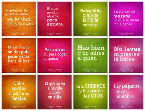 Como Dicen Dichos Populares En Español As They Say Popular Sayings