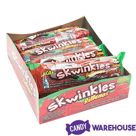 Lucas Skwinkles Rellenos Chili Candy Packs 12 Piece Box Bestcandyshop