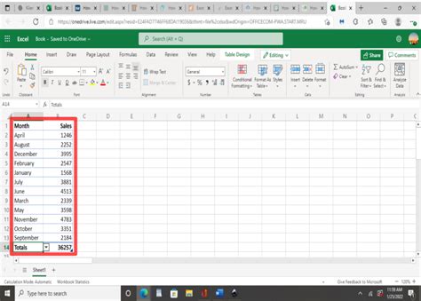 How To Add A Total Row To An Excel Table [ Quick And Easily ]