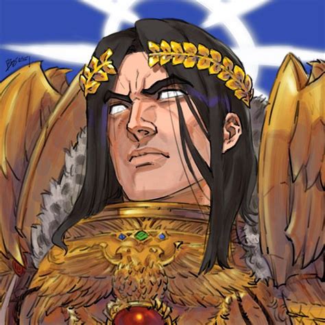 The Emperor Of Mankind From Warhammer40k Эскизы персонажей Рисунки