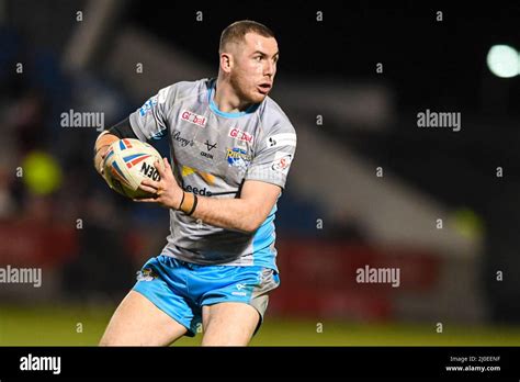 Eccles Uk 18th Mar 2022 Cameron Smith 17 Of Leeds Rhinos With The Ball In Eccles United
