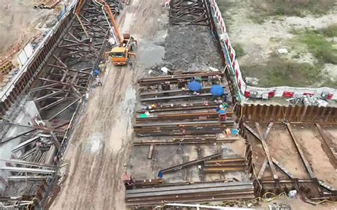 Excavation For Foundation Pits And Civil Engineering Design And