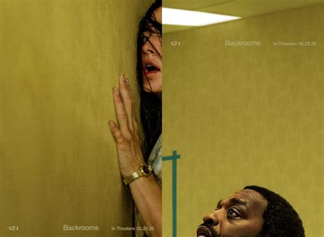 Kane Parsons Backrooms A24 Liminal Horror Movie Posters Revealed
