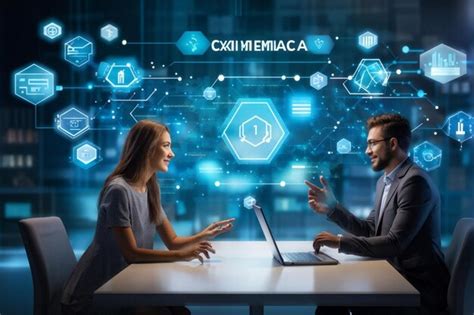 Ai Powered Virtual Assistant For Online Support Premium Ai Generated Image