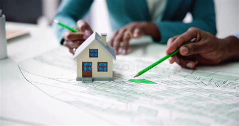 Land Plot And Cadastre Map Stock Image Image Of Land 268294691