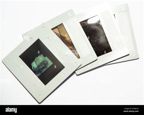 Vintage 35mm Color Transparency Slides In White Plastic Mounts Now