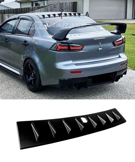 Mitsubishi Lancer Cj Es Rear Roof Fin Vortex Generator 07 18 Elite