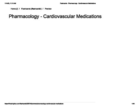 Pharm Study Guide Pharm201 Studocu