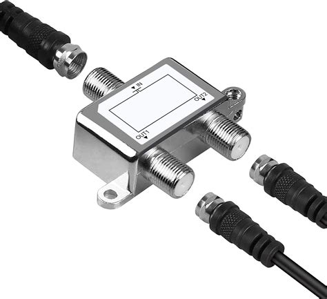 Miyako Usa Digital 2 Way Coaxial Cable Splitter 5 2400mhz Rg6