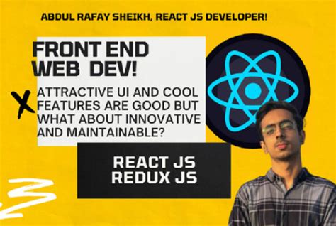 Develop Attractive React Js Front End Web App Using React And Redux By Rafaysheikh20 Fiverr