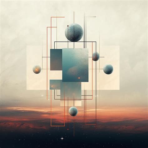 Premium Ai Image Absrtact Geometric