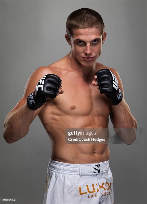 Welterweight Fighter Matthew Riddle Poses For A Portrait On July 30