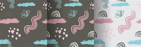 Premium Vector Organic Seamless Patterns