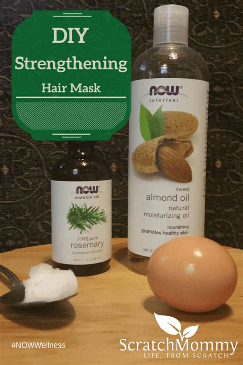 Diy Strengthening Hair Mask Scratch Mommy