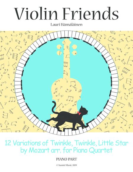 12 Variations Of Twinkle Twinkle Little Star By Mozart Arr For Piano
