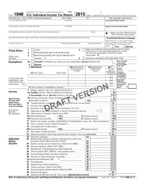 Form 1040 Sch A B C And D