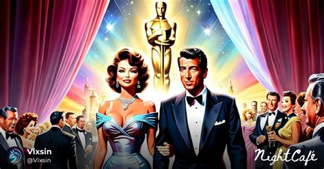 Oscars Award Night 1950s Sophia Loren And Dean Martin