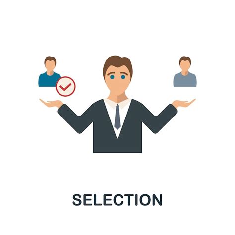 Premium Vector Selection Icon Simple Element From Human Resources
