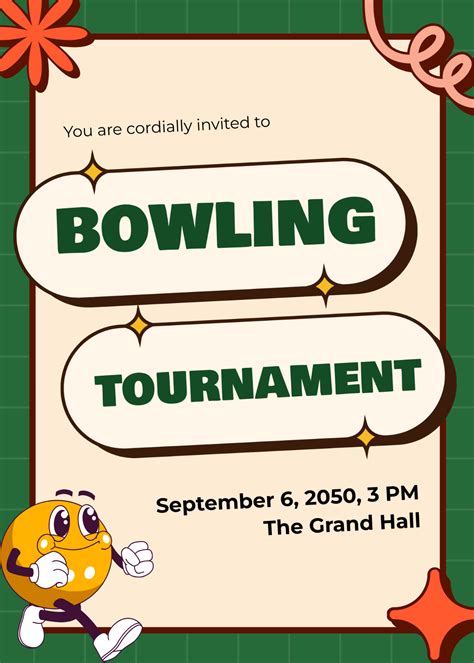 Free Bowling Templates To Edit Online