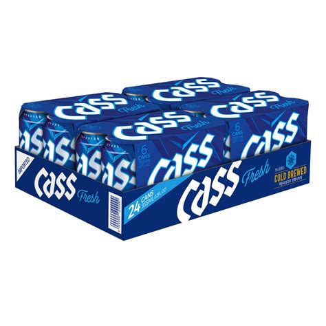Cass Fresh Korean Lager 355ml Can Case Of 24 Camperdown Cellars