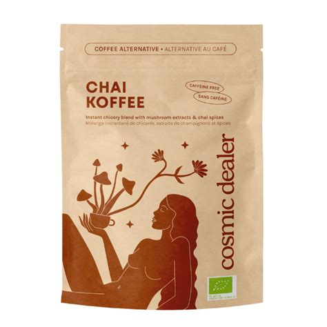 Cosmic Dealer Koffee Chai Organic Coffee Alternatives Content