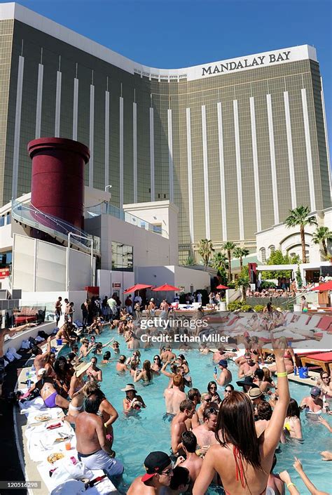 A General View Of The Moorea Beach Club At The Mandalay Bay Resort