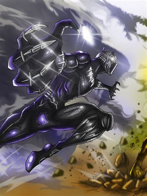 1440x1920 Resolution Black Panther Vs Killmonger Illustration 1440x1920