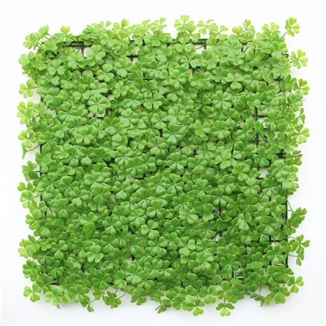Longstar Lucky Grass Lawn Plastic Clover Lawn Landscape Project Green Decoration Artificial
