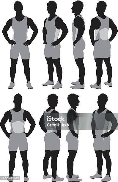 Gambar Mutiple Seorang Atlet Ilustrasi Stok Unduh Gambar Sekarang