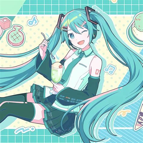 Hatsune Miku Icon Project Sekai Hatsune Miku Birthday Hatsune Miku
